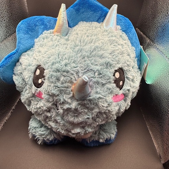 walgreens | Toys | Reversible Dinosaur Plush Toy Donnie Mr Happy Horns ...